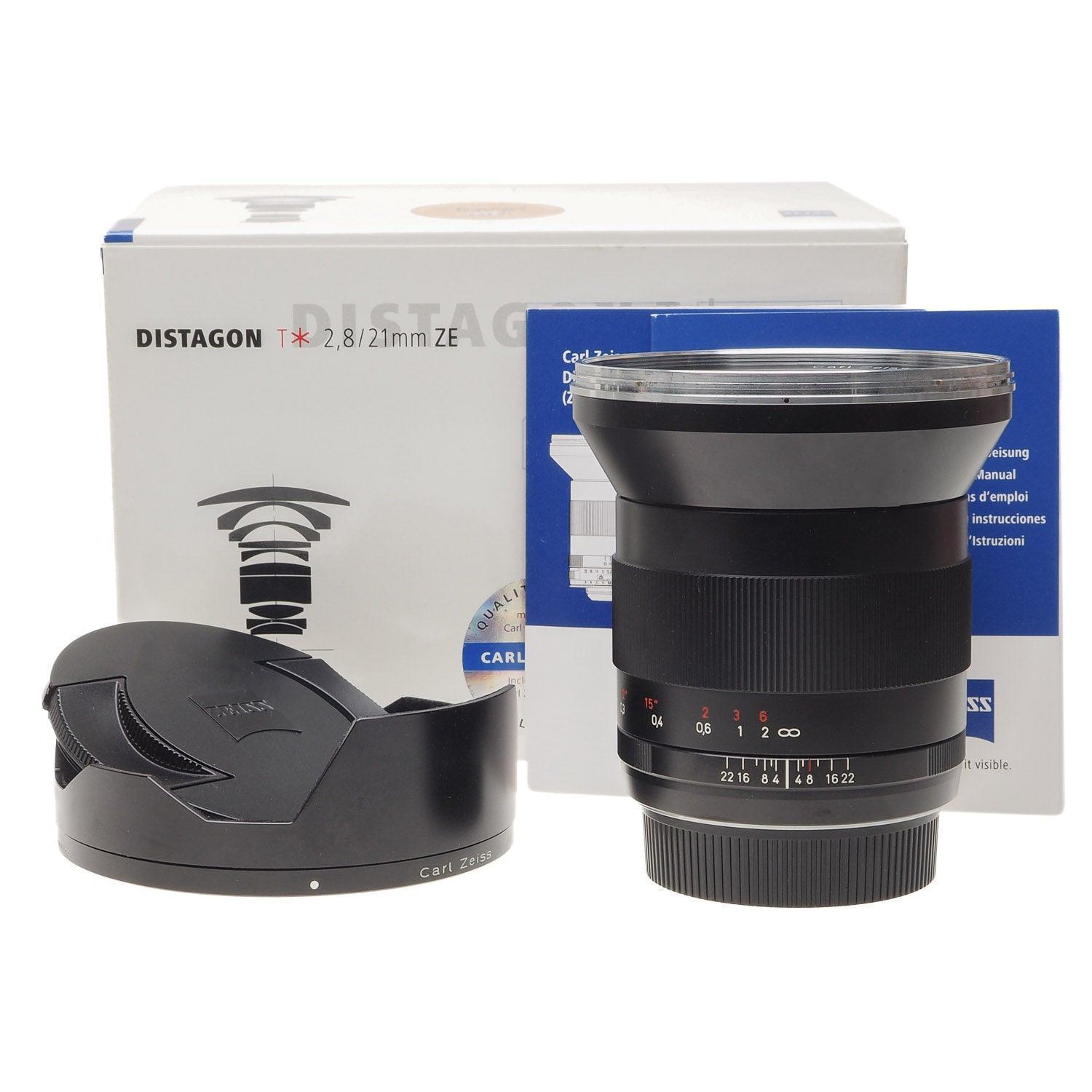 Zeiss ZE Distagon T* 21mm f/2.8 per Canon EF — Foto Ottica Zeiss ZE Distagon T* 21mm f/2.8 per Canon EF — Foto Ottica