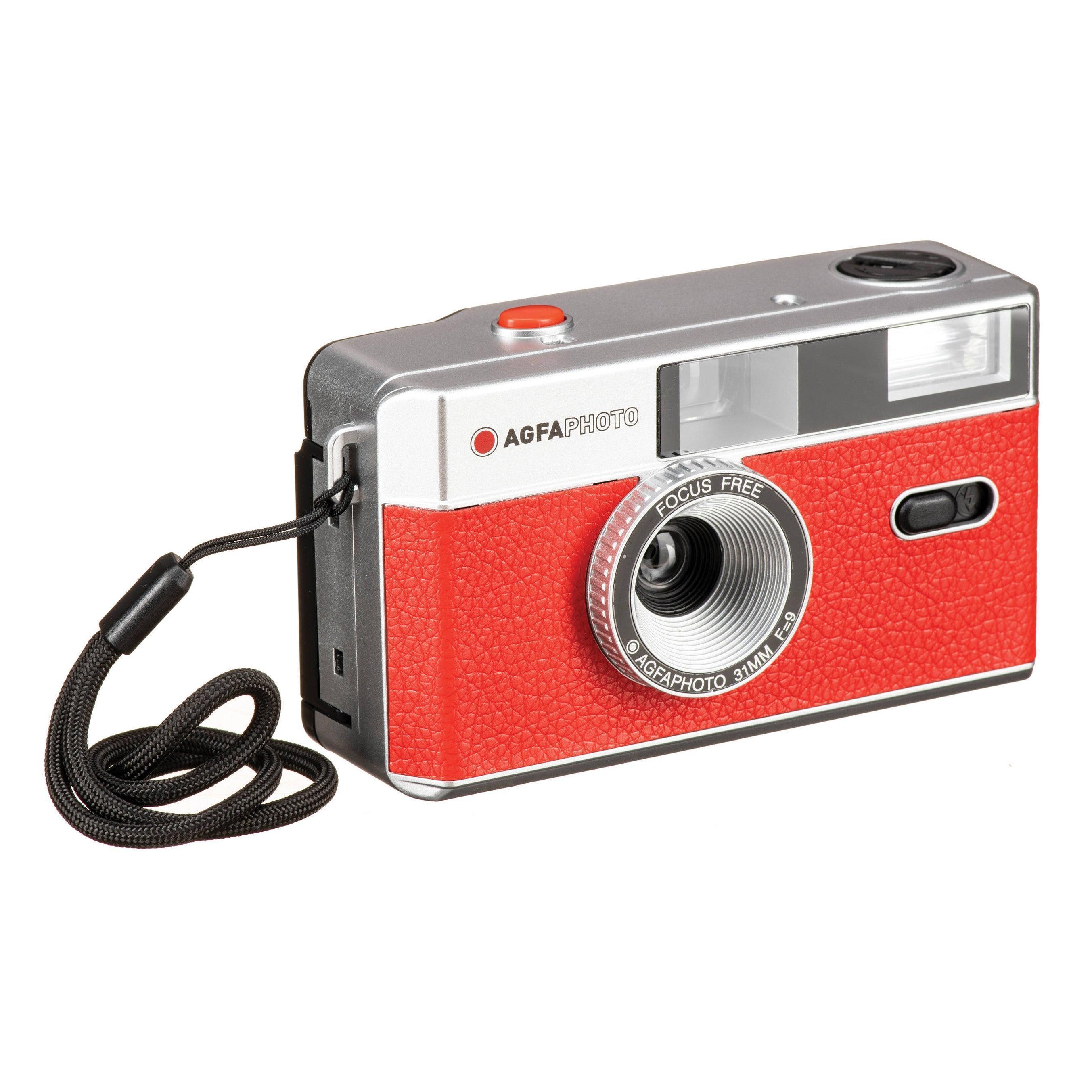 AgfaPhoto Reusable Photo Camera (Red) — Foto Ottica Cavour